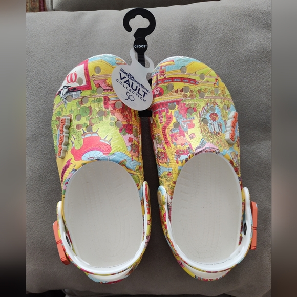 CROCS | Shoes | Disney 5th Anniversary Vault Magic Kingdom Map Crocs ...